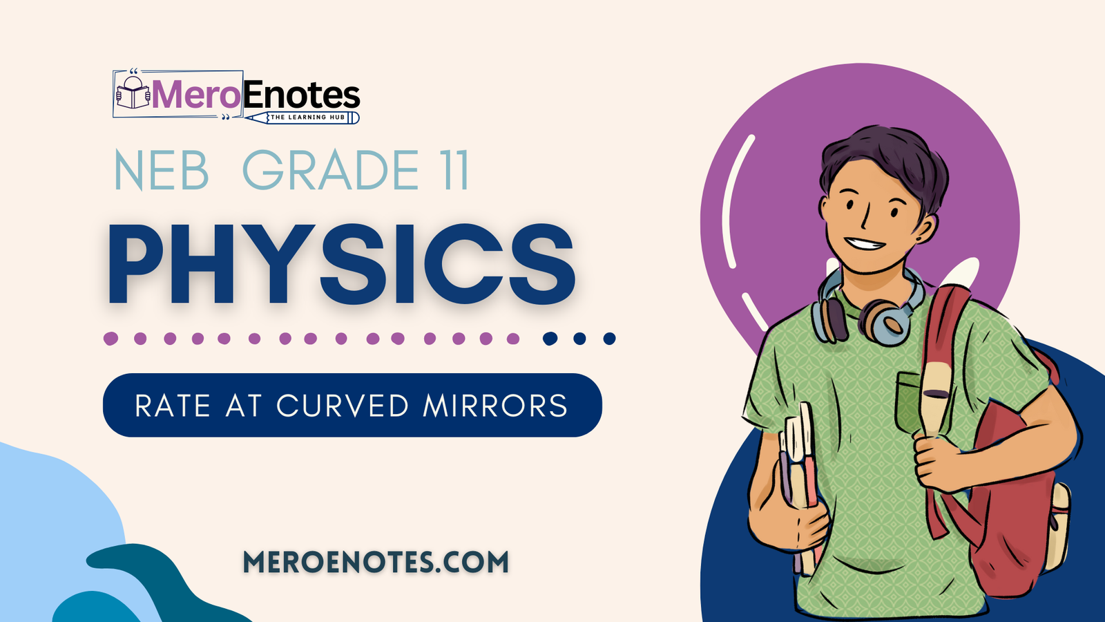 NEB Class 11 Physics Rate at Curved Mirrors Notes - Mero Enotes