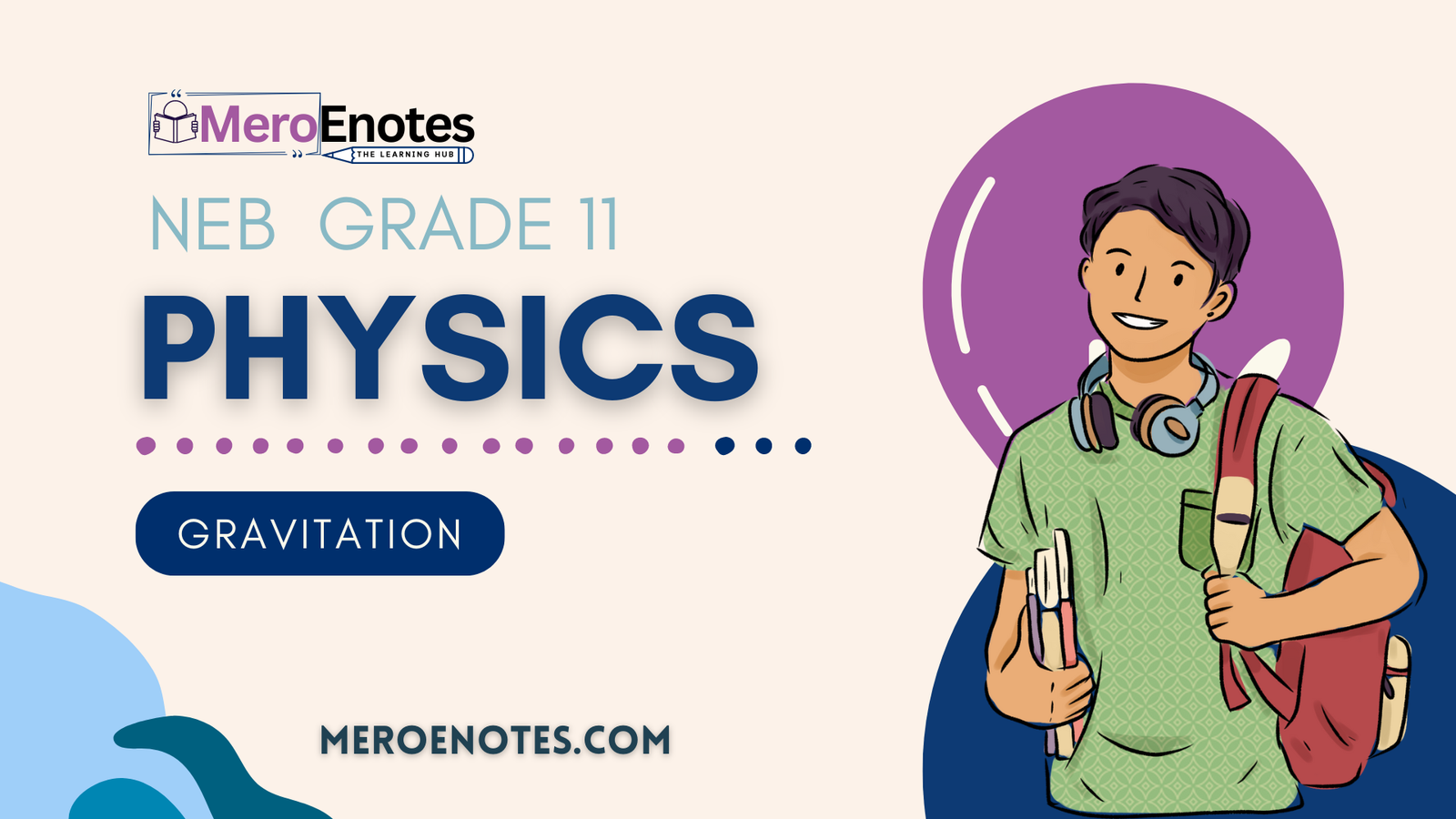 NEB Class 11 Physics Gravitation Notes - Mero Enotes