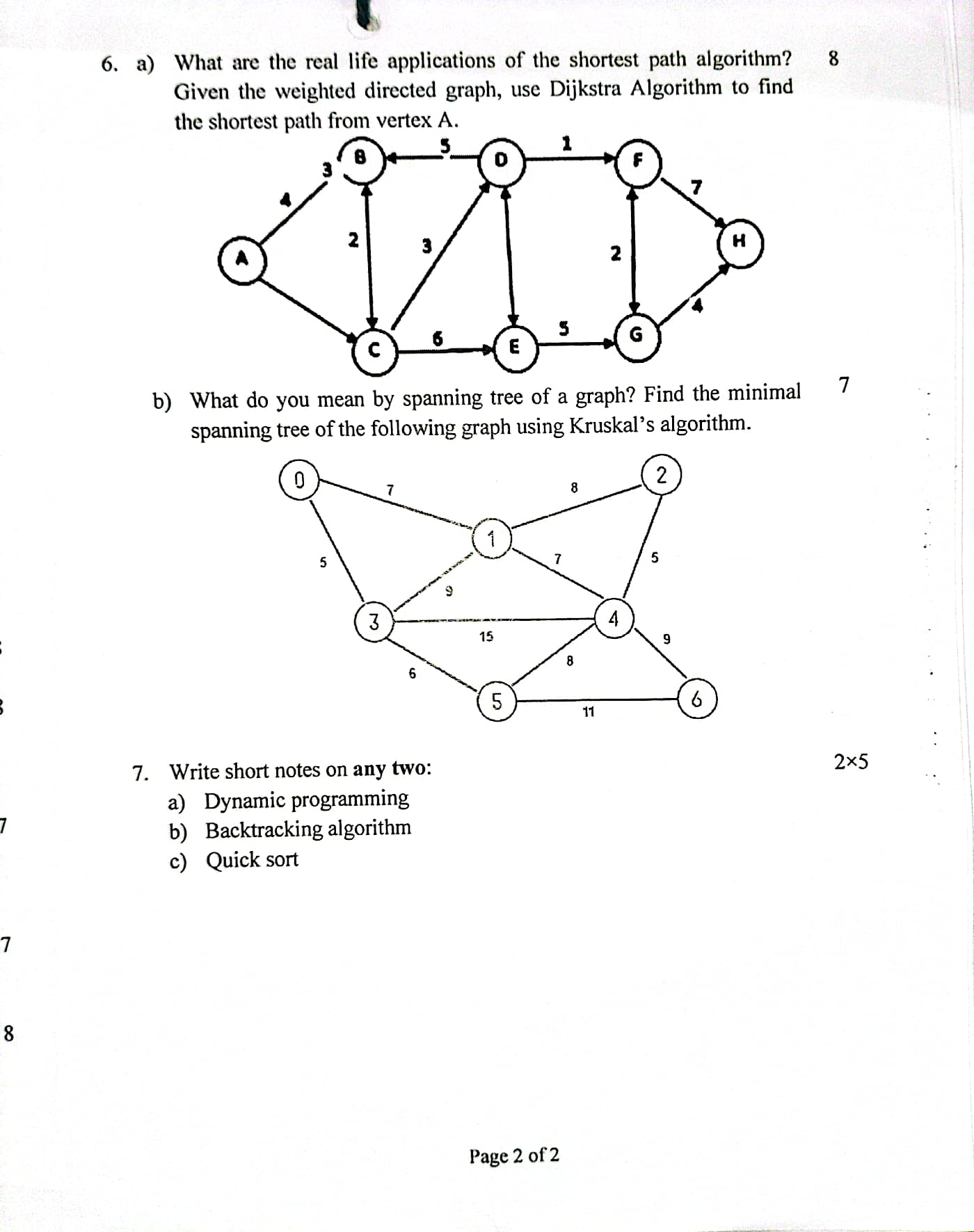 Pokhara University PU BCA DSA Question Paper 3rd Semester - Mero Enotes Pokhara University PU BCA DSA Question Paper 3rd Semester - Mero Enotes