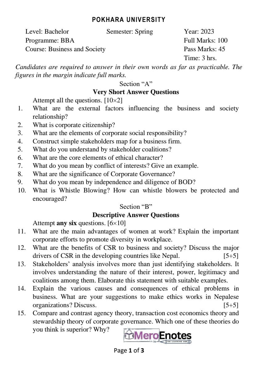 PU BBA BBA-BI BBA-TT BHM Introduction to Management Information System ...
