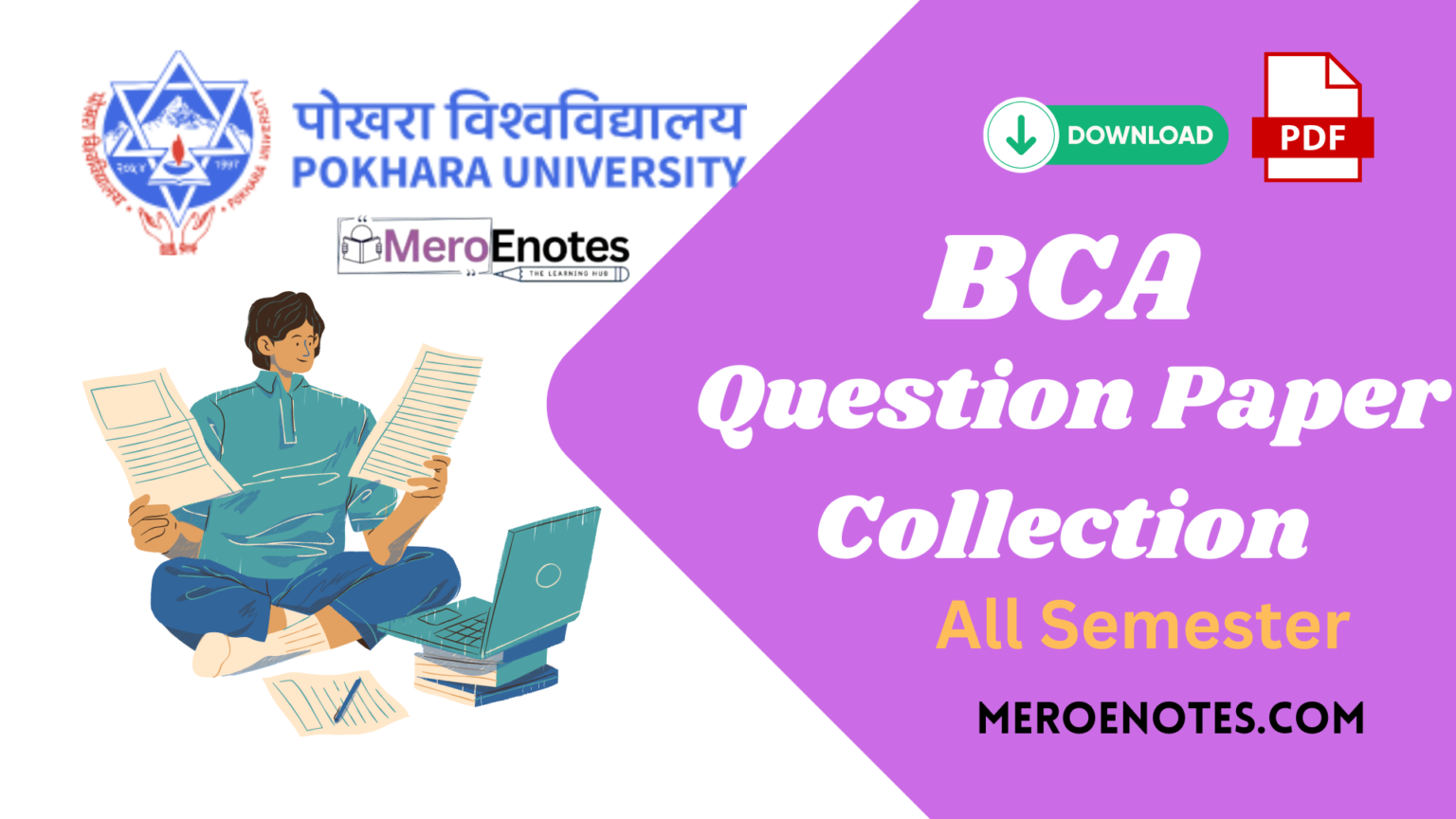 Pokhara University BCA Question Paper - Mero Enotes