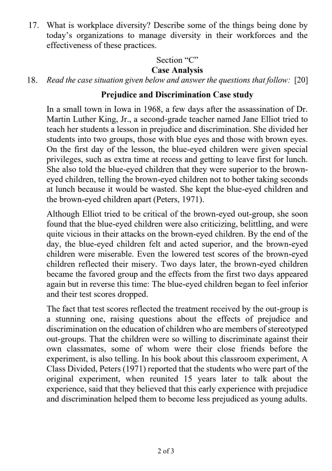 Pou BBA Behavioral Science Question paper - Mero Enotes